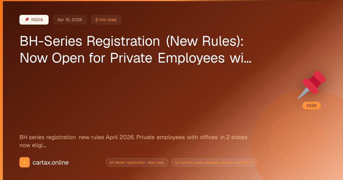 BH-Series Registration (New Rules): Now Open for Private ...