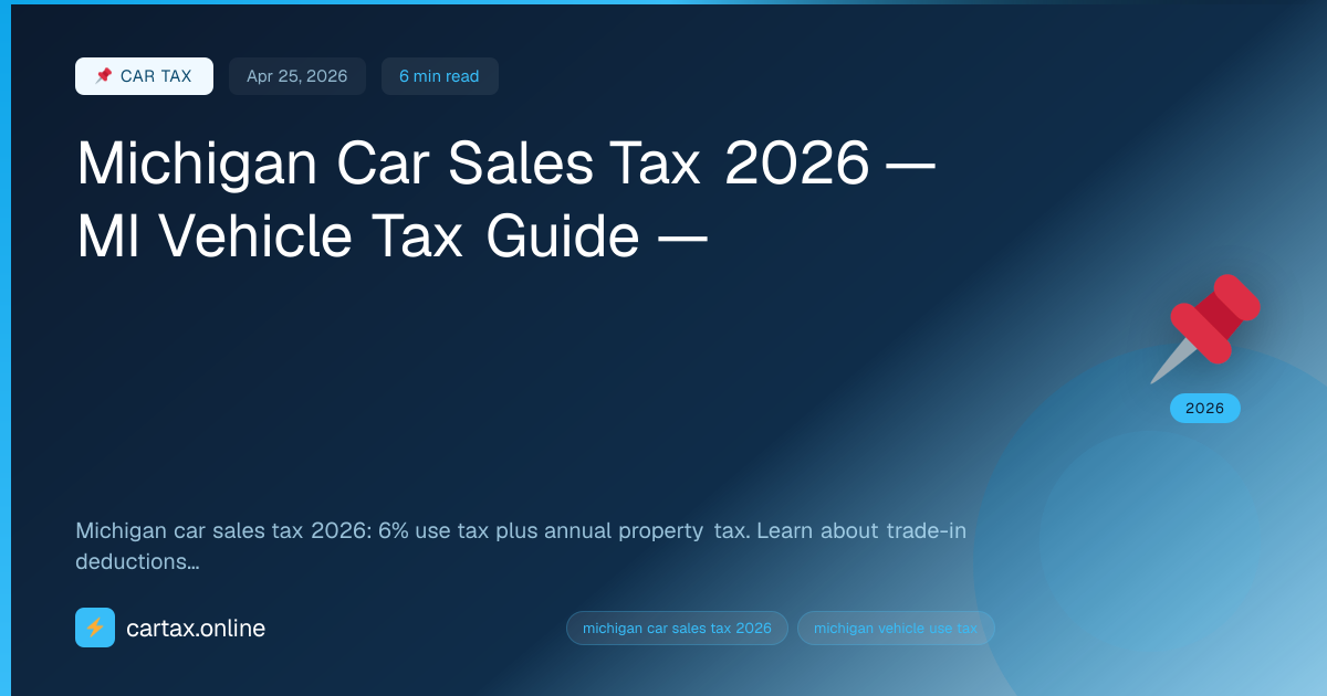 Michigan Sales Tax On Cars Aesthetic Wallpaper
